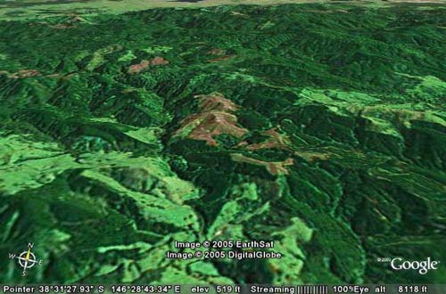 Hancock Victorian Plantations images courtesy Google Earth